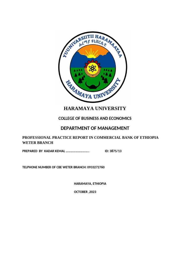 Practical Attachment On CBE | PDF