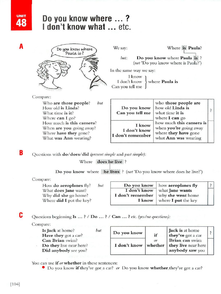 Essential Grammar in Use Unit 48 53 | PDF