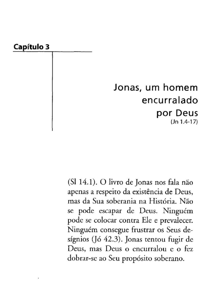 Estudo Livro de Jonas Capítulo 3 | PDF