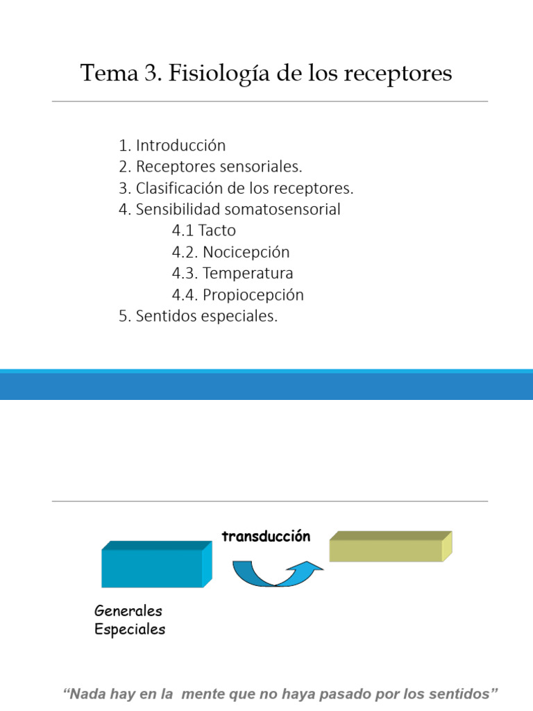 Tema 3. 3. Receptores | PDF