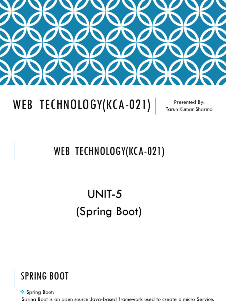 WT Unit5 | PDF