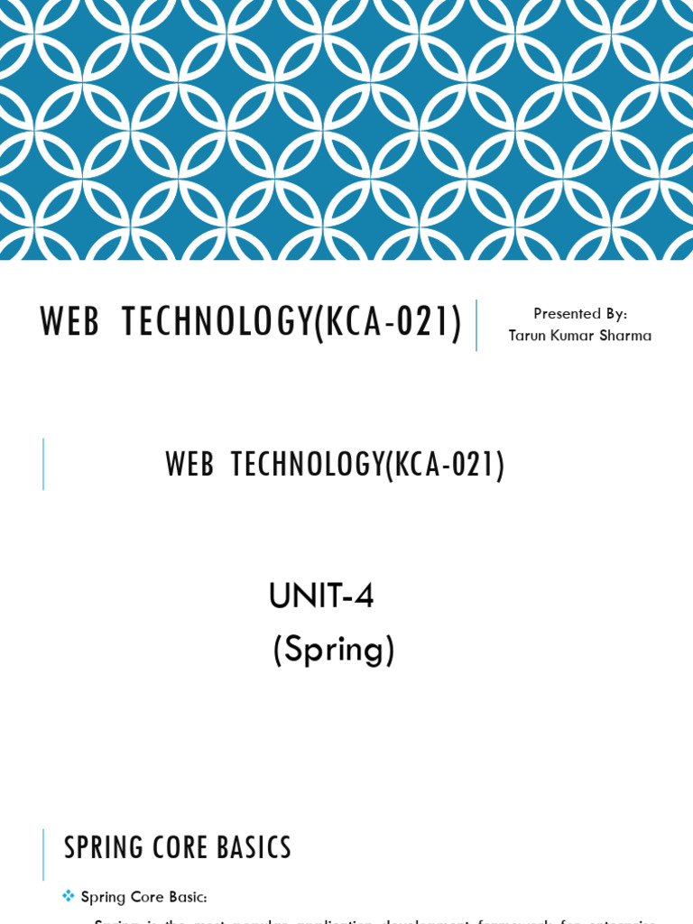 WT Unit4 | PDF