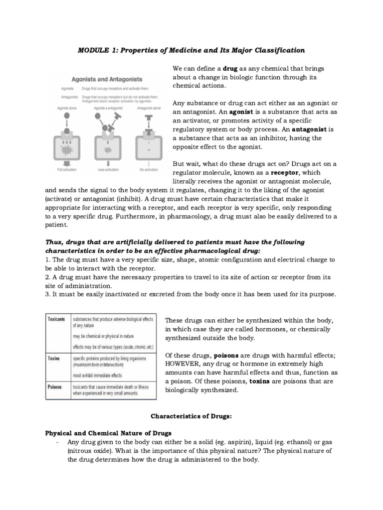 MedChem (1) Lecture PDF | PDF