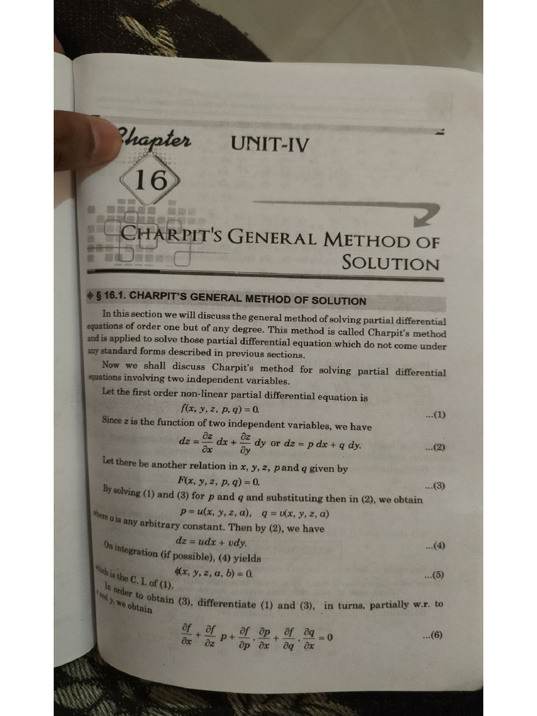 Charpit's General Method of Solution | PDF