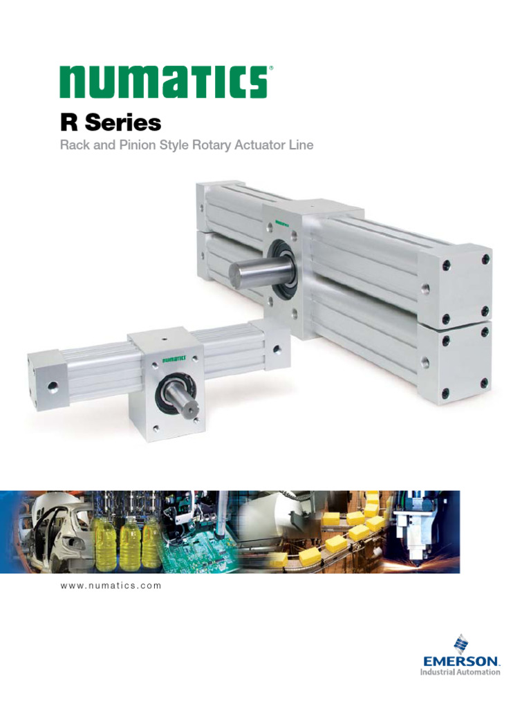 Catalog Series R Rack Pinion Actuator PDF 1 | PDF