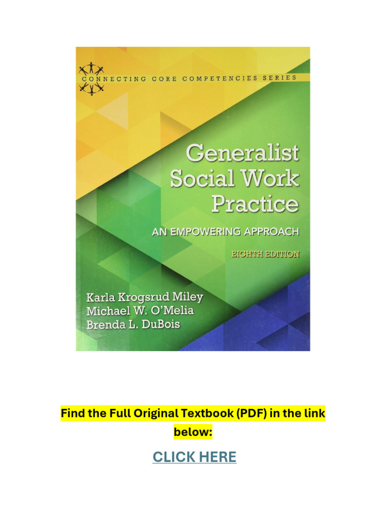 Generalist Social Work Practice An Empowering Approach 8th Edition PDF ...