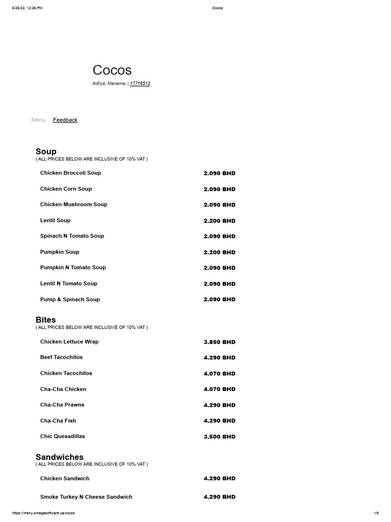 Cocos 1 | PDF