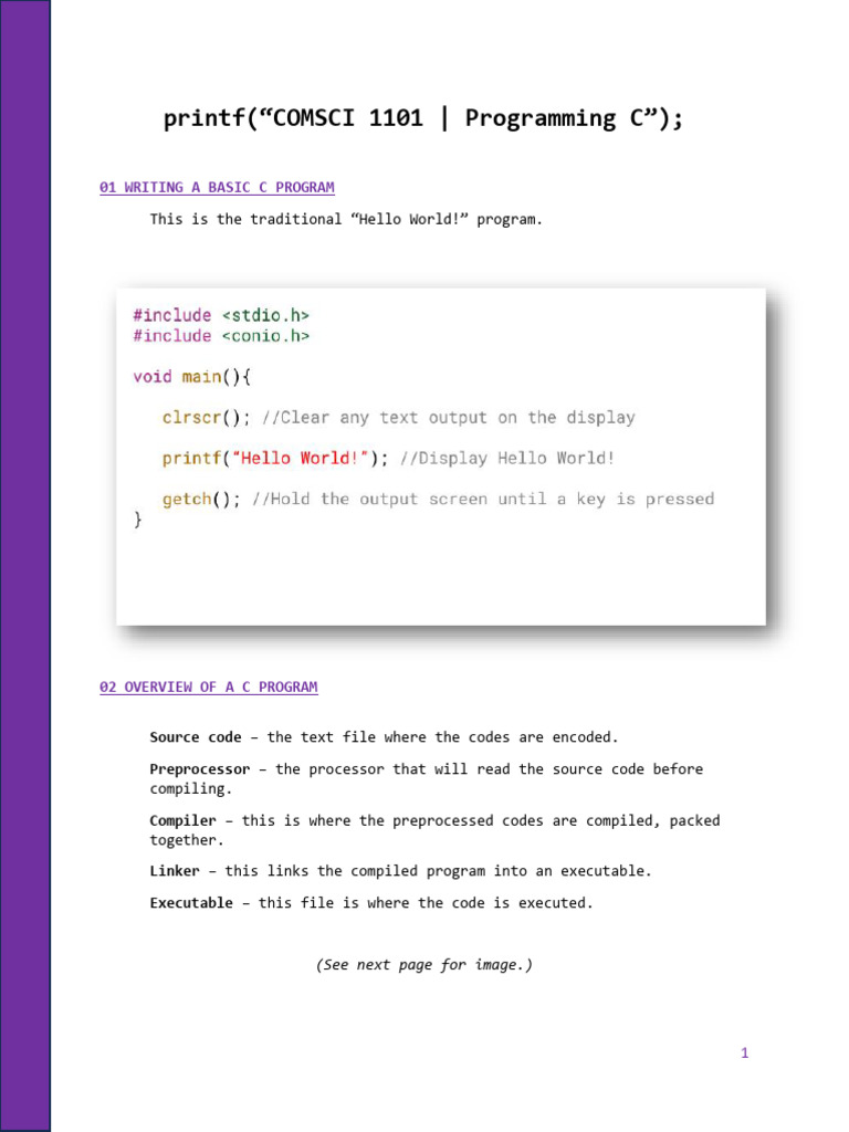 Comsci 1101 Chapter 2 Lecture Reviewer | PDF