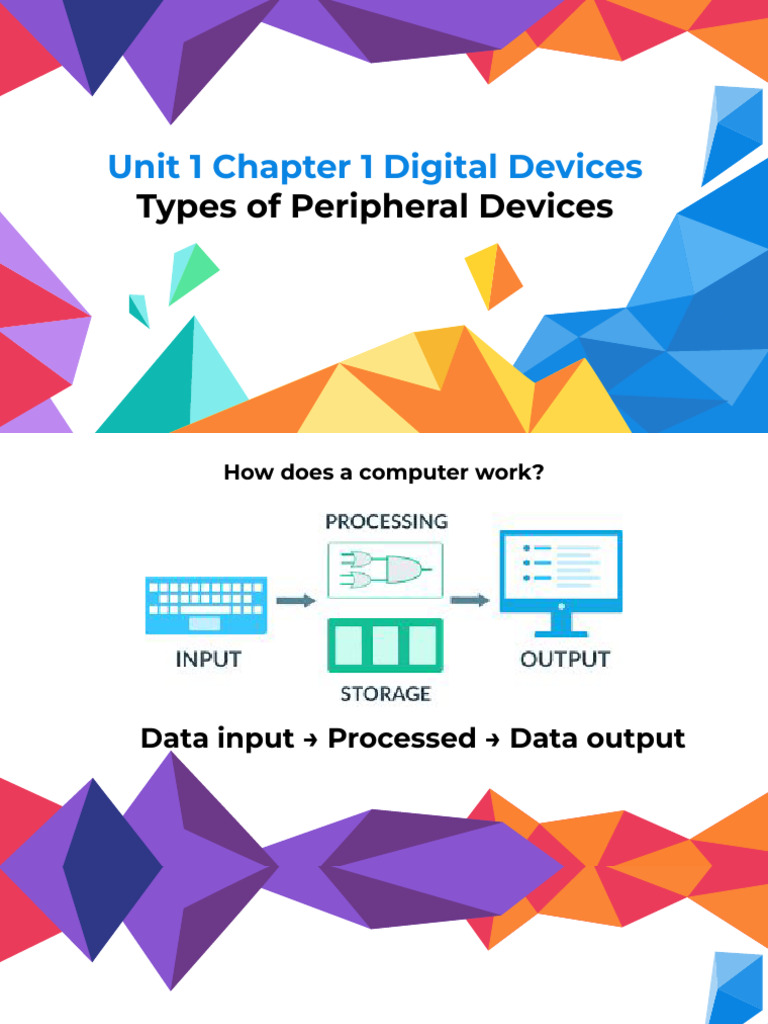 Chapter 1. Digital Devices Types of Peripheral Devices | PDF