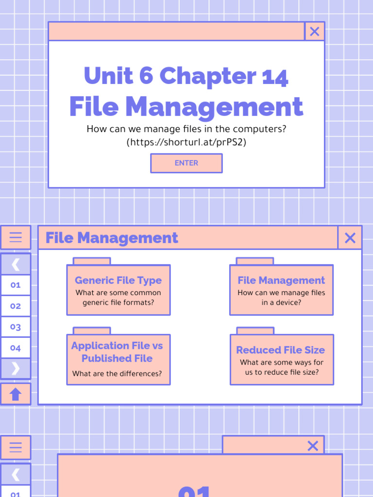 G9 ICT Unit 6 Chapter 14 File Management | PDF