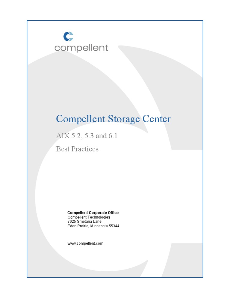 Dell-Compellent AIX Best Practices | PDF | File System | Computer Data Storage