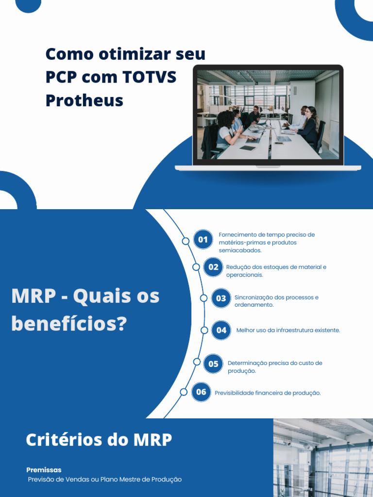 Como otimizar seu PCP com TOTVS Protheus (1) | PDF