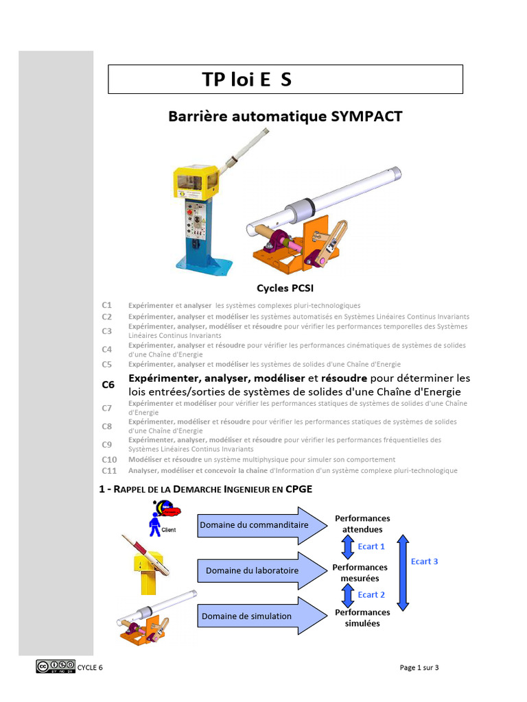 TP6.1 - Barriere Sympact | PDF