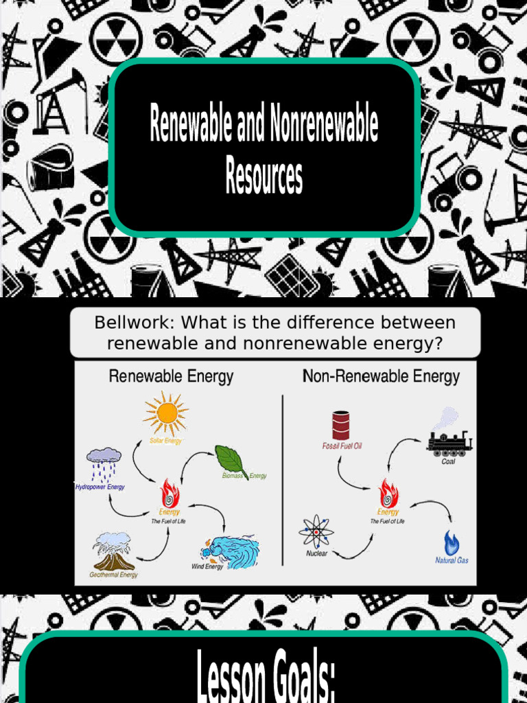 Renewable Nonrenewable | PDF