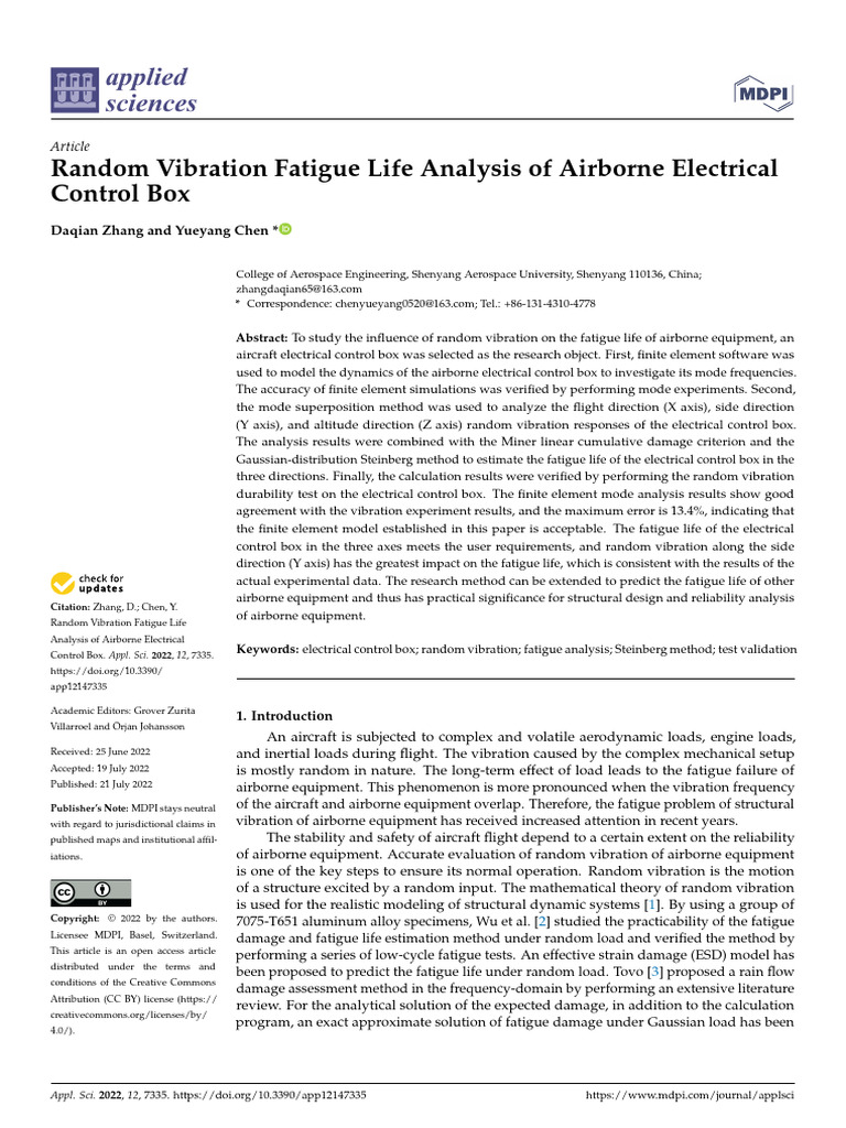 Random - Vibration - Fatigue - Life - Analysis - of - Airborne ...