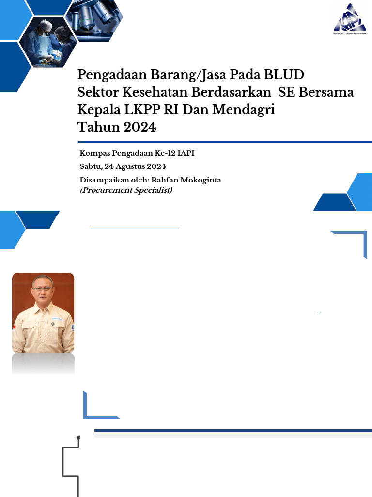 PBJ BLUD - Rahfan Mokoginta - Kompas IAPI 12 | PDF