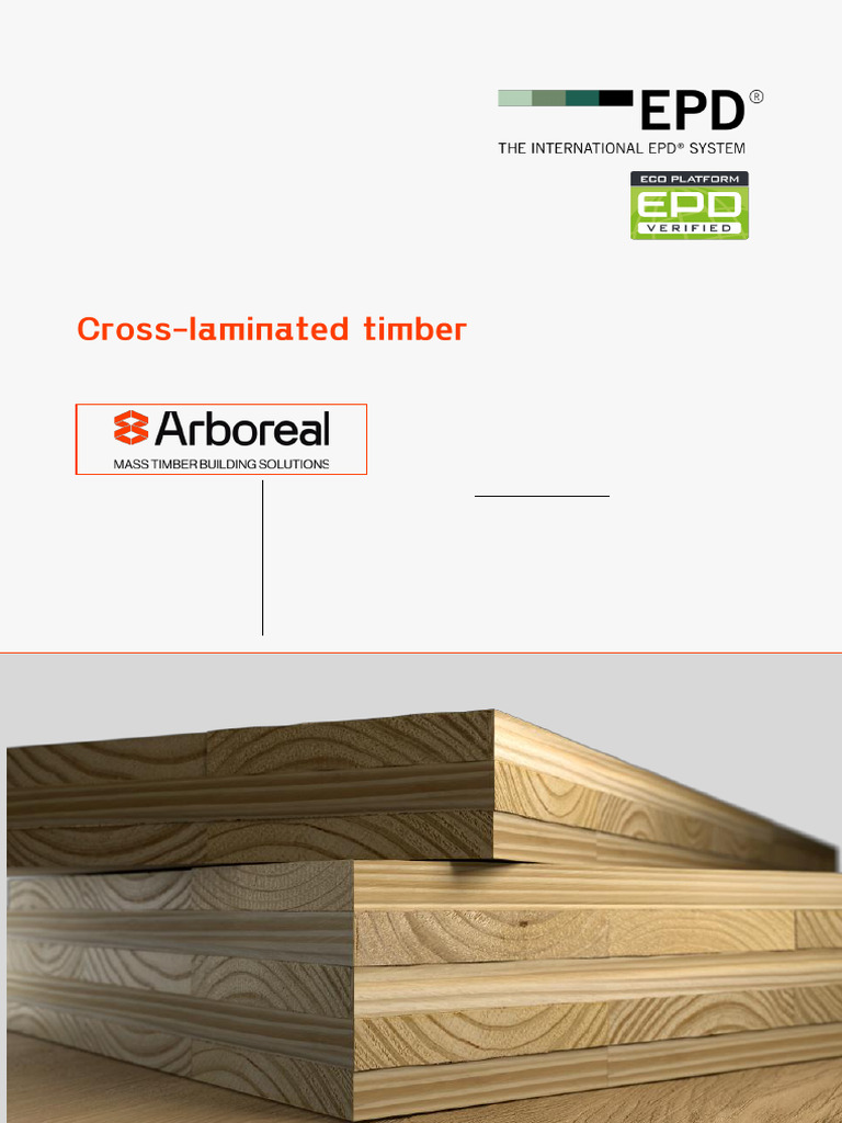 EPD Cross Laminateed Timber Arboreal | PDF