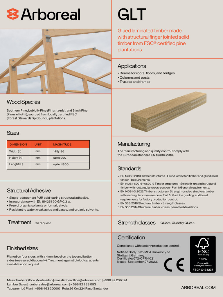 GLT-Data-Sheet-Arboreal | PDF