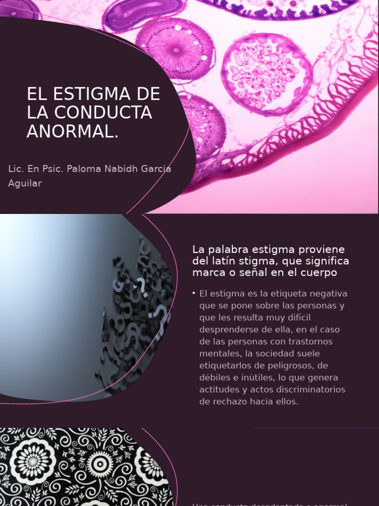 El Estigma de La Conducta Anormal | PDF