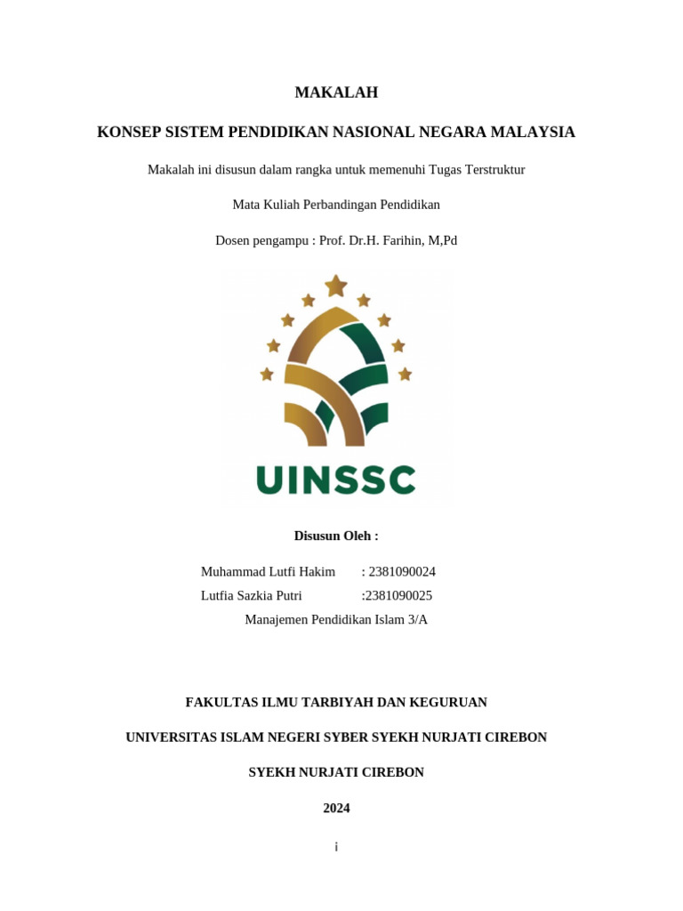 MAKALAH Perbandingan Pendidikan Kel 1 | PDF