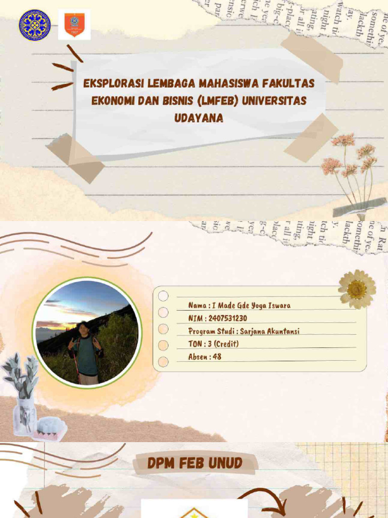 Eksplorasi Lembaga Mahasiswa Fakultas Ekonomi Dan Bisnis (LMFEB ...