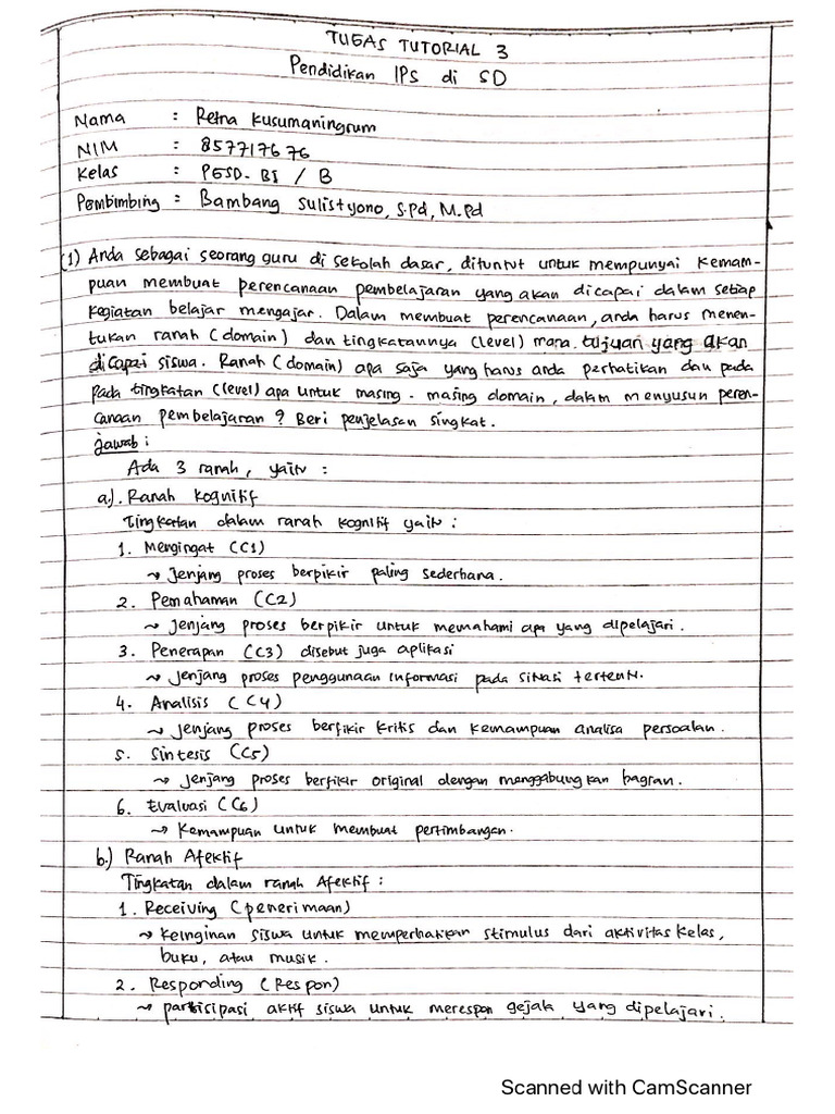 Tugas Tutorial 3 IPS | PDF