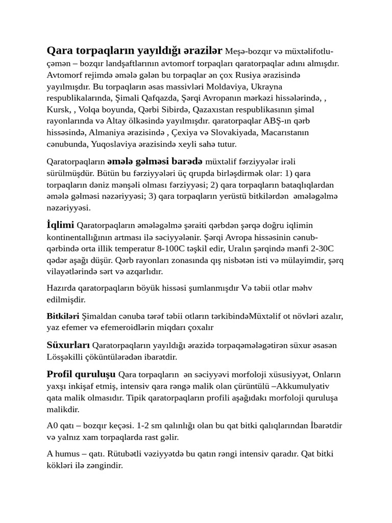 Qara Boz Qır Meşə | PDF