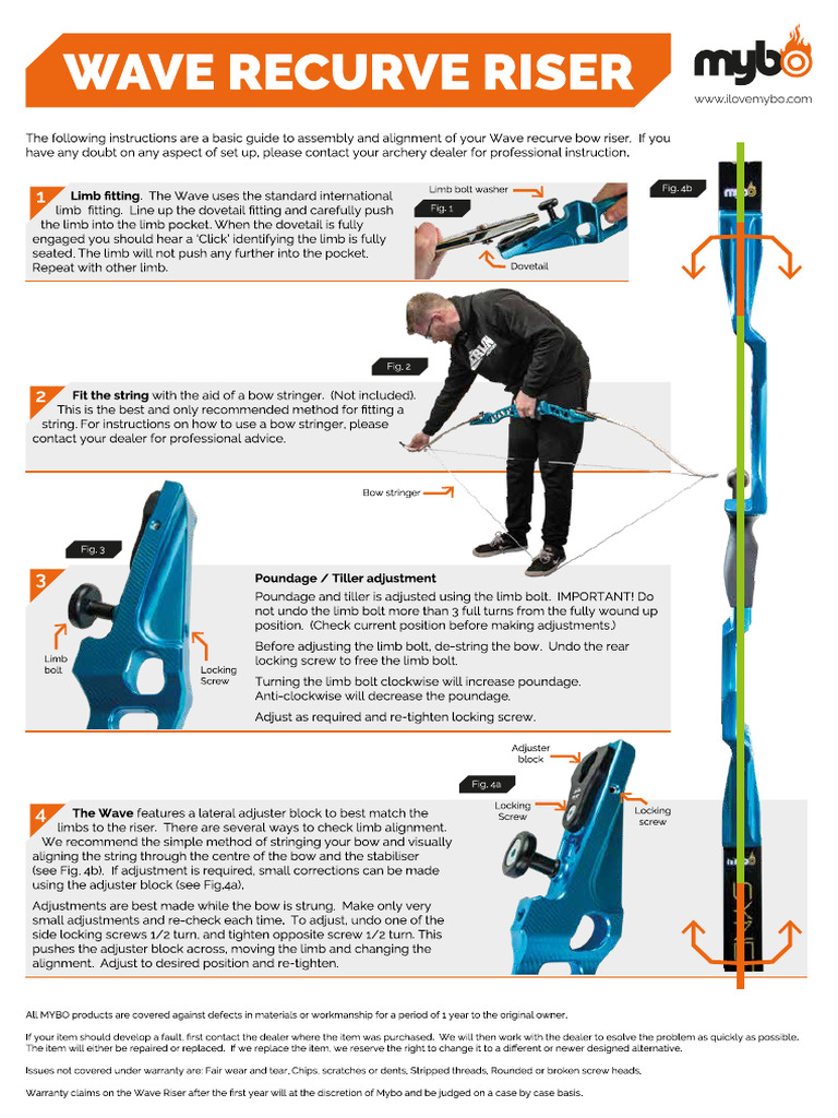 Wave Recurve Riser Instructions Web | PDF