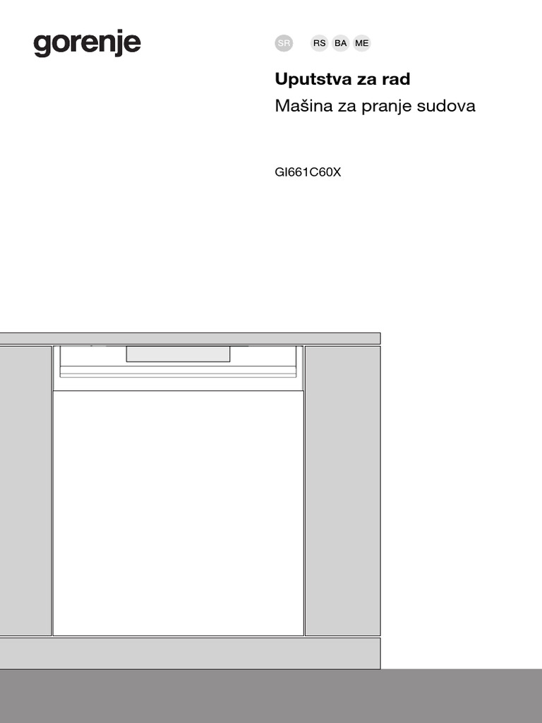 Mašina Za Suđe, Uputstvo | PDF