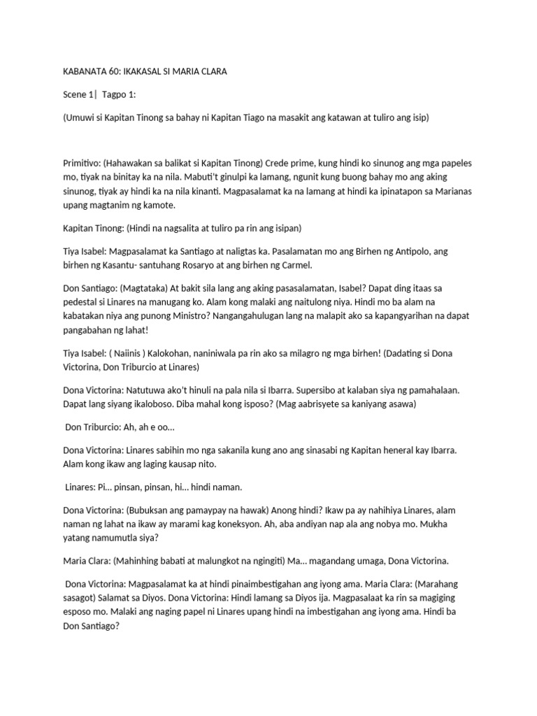 Kabanata 60 Desumala Ik Wps Office | PDF