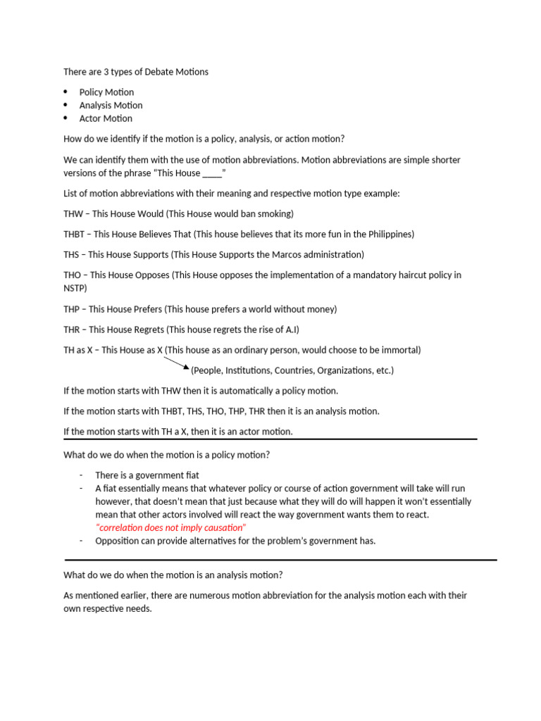 debate-101-class-2 | PDF debate-101-class-2 | PDF