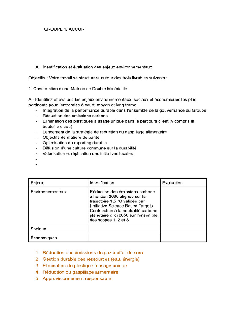 Audit Intern Acccor | PDF