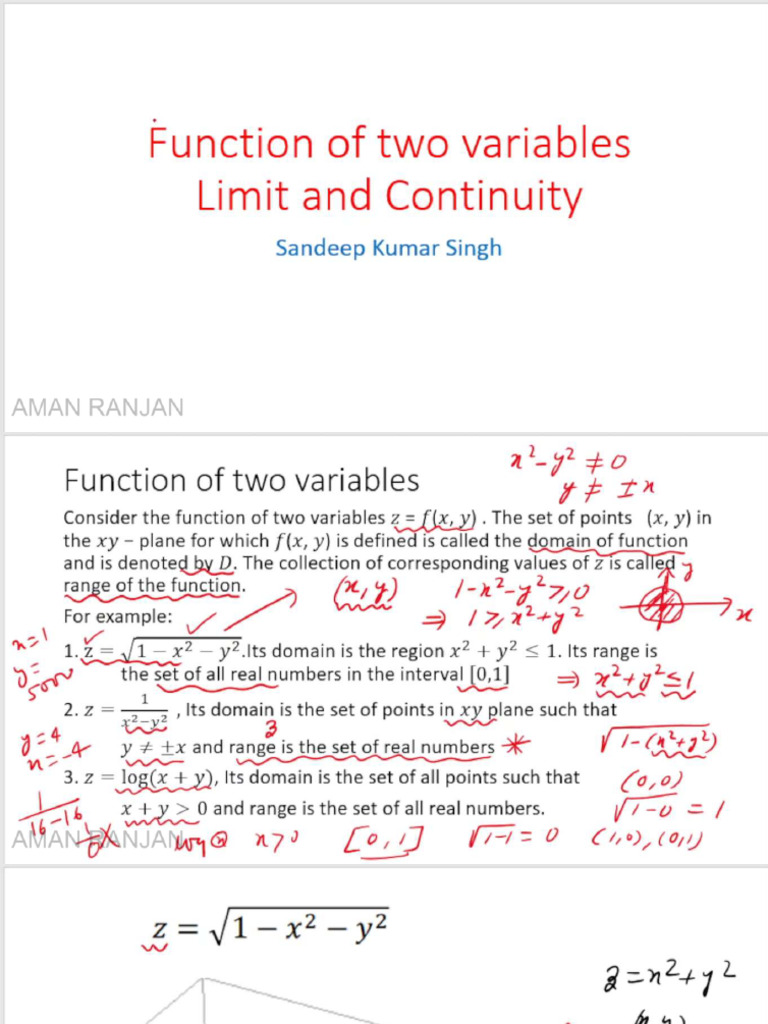 Limit and Continuity_full Notes | PDF