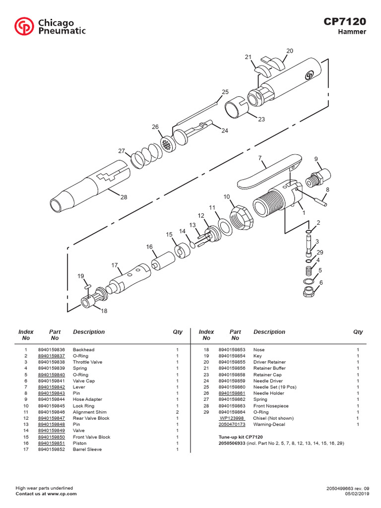 CP7120 Exploded | PDF