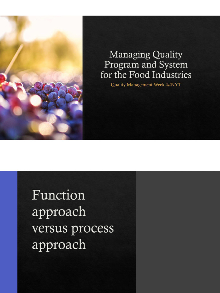 QM Week 5#managing Quality | PDF