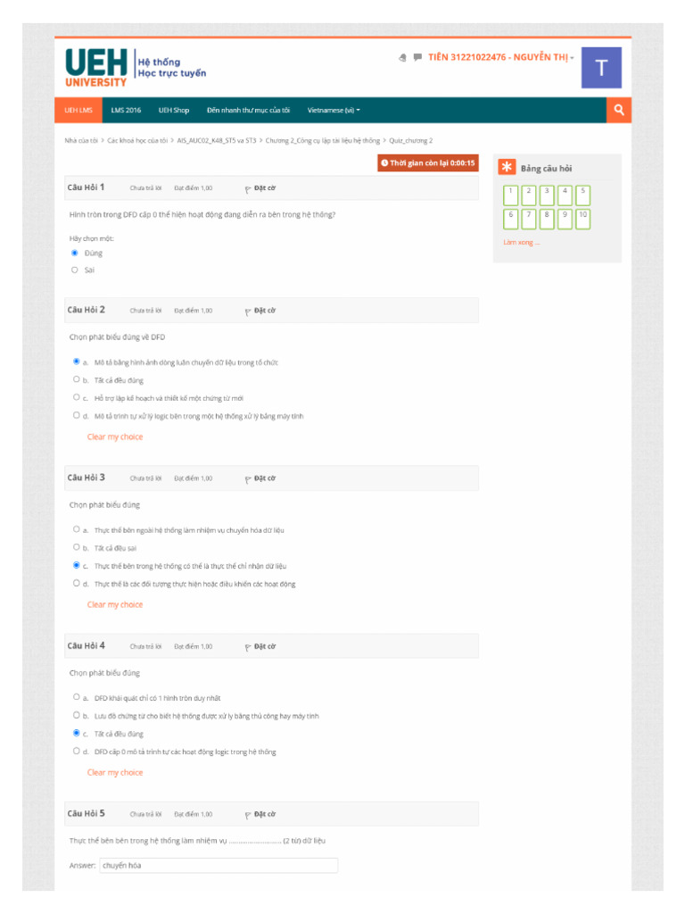 Screencapture Lms Ueh Edu VN Mod Quiz Attempt PHP 2024 09 04 21 - 38 - 22 | PDF