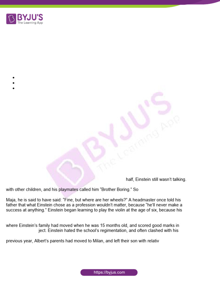 CBSE Class 9 English Model Paper 2021 Pattern | PDF