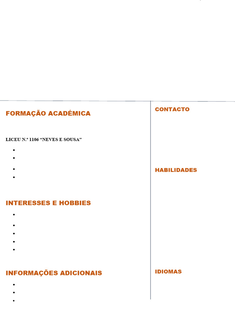 CV Ângelo Zona Económica Especial | PDF