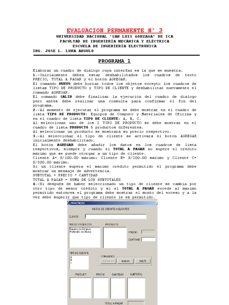 Ejercicios de Listbox | PDF | Point and Click | Precios