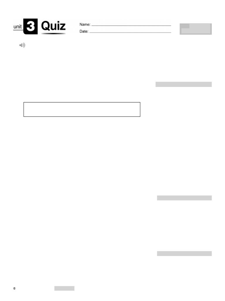 Four Corners Second Edition - Level 3 - Q03 | PDF