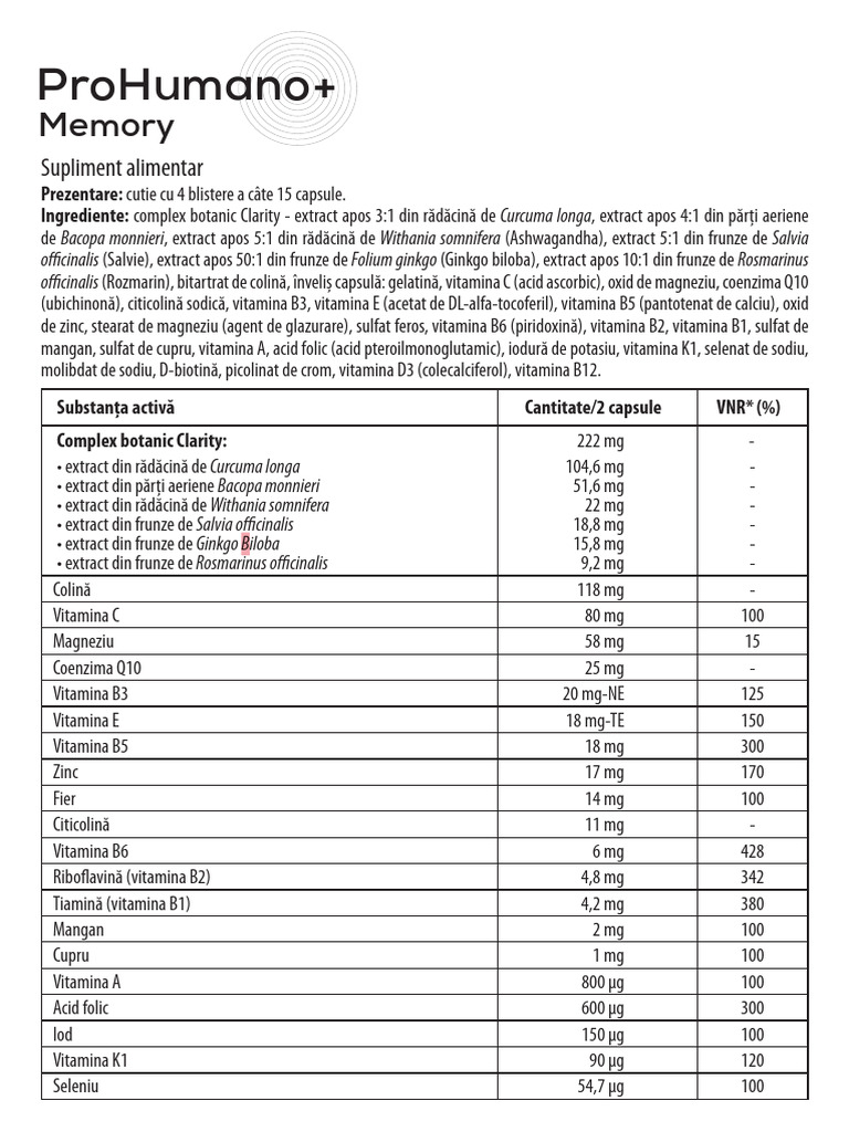 Prospect Prohumano Memory - 3 - FBK | PDF