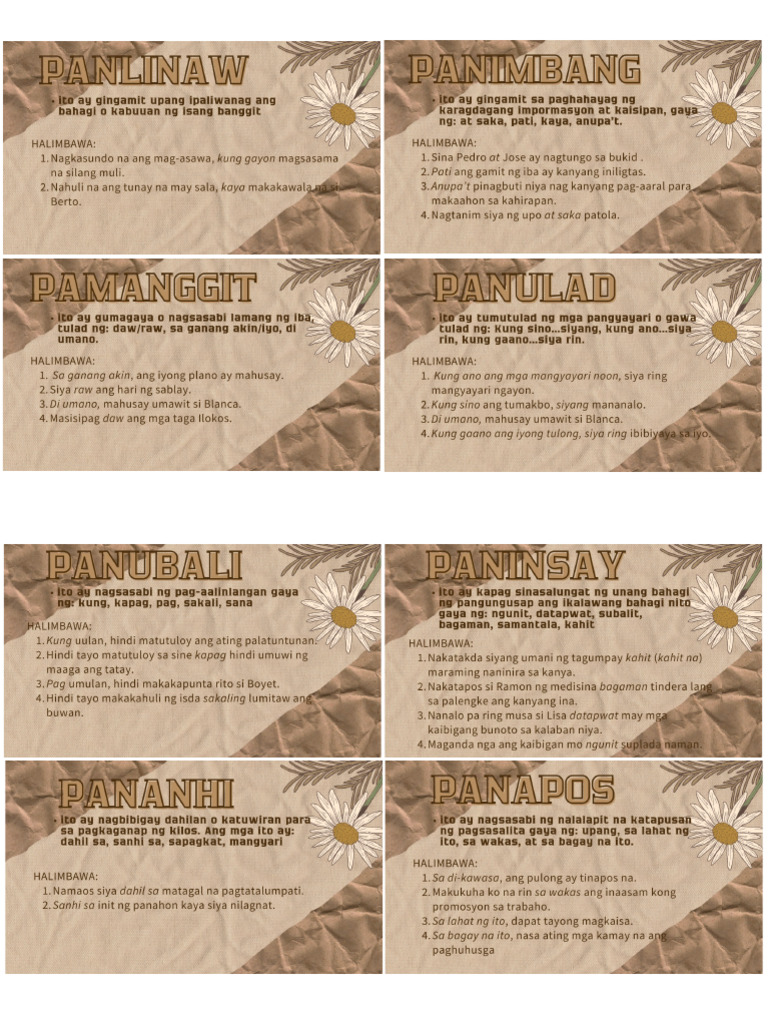 Filipino Project 3rd | PDF