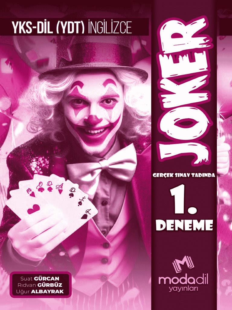 YKS-DİL (YDT) Joker Deneme Seti 2025 - @KuasarPDFP - 240909 - 001621 | PDF