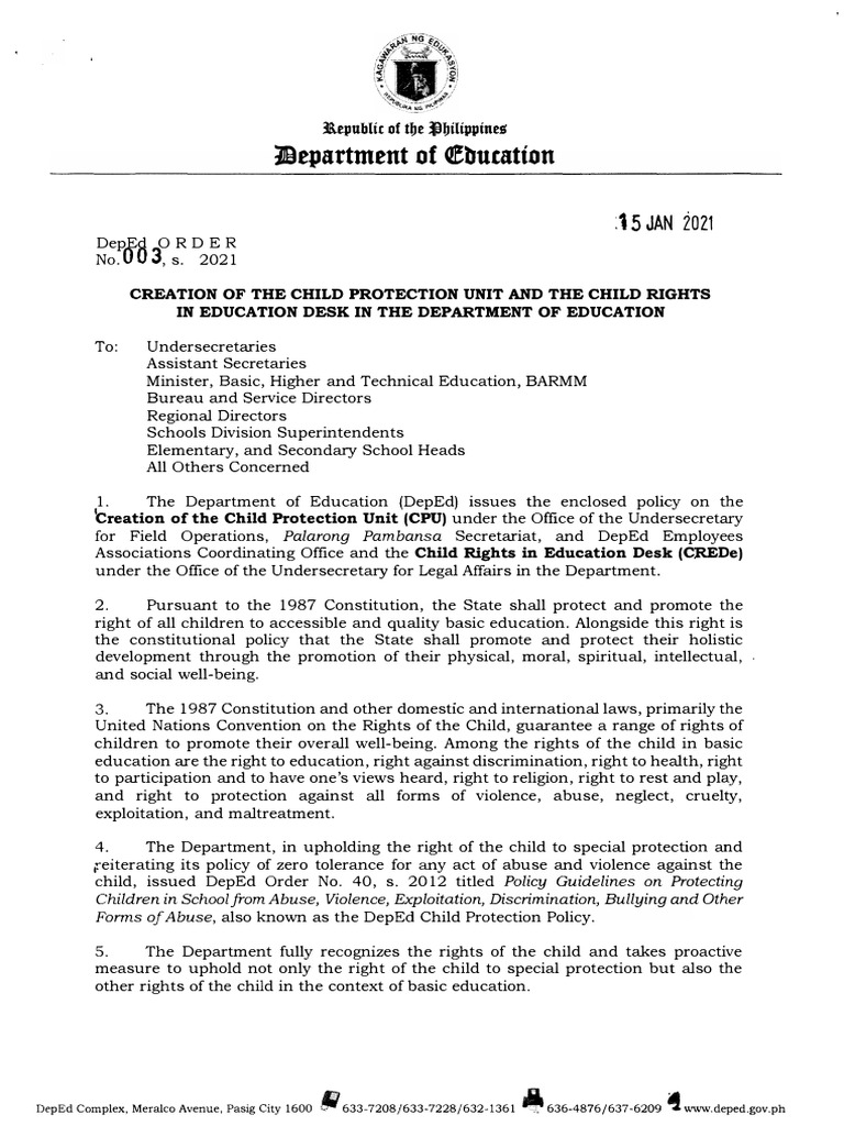 Child Protection | PDF
