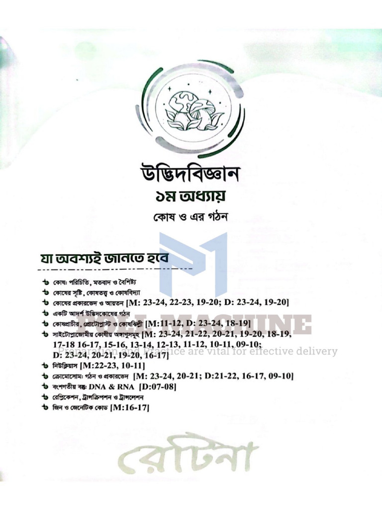 Retina Digest Botany 2025 | PDF