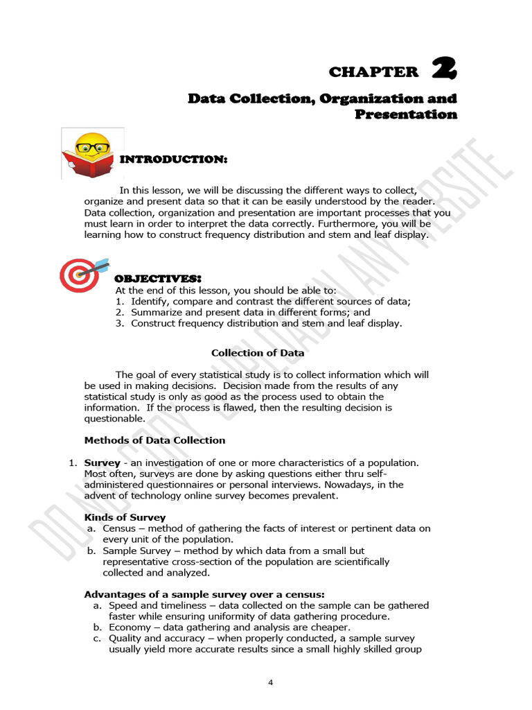 CHAPTER 2 Data CollectionOrganization and Presentation | PDF