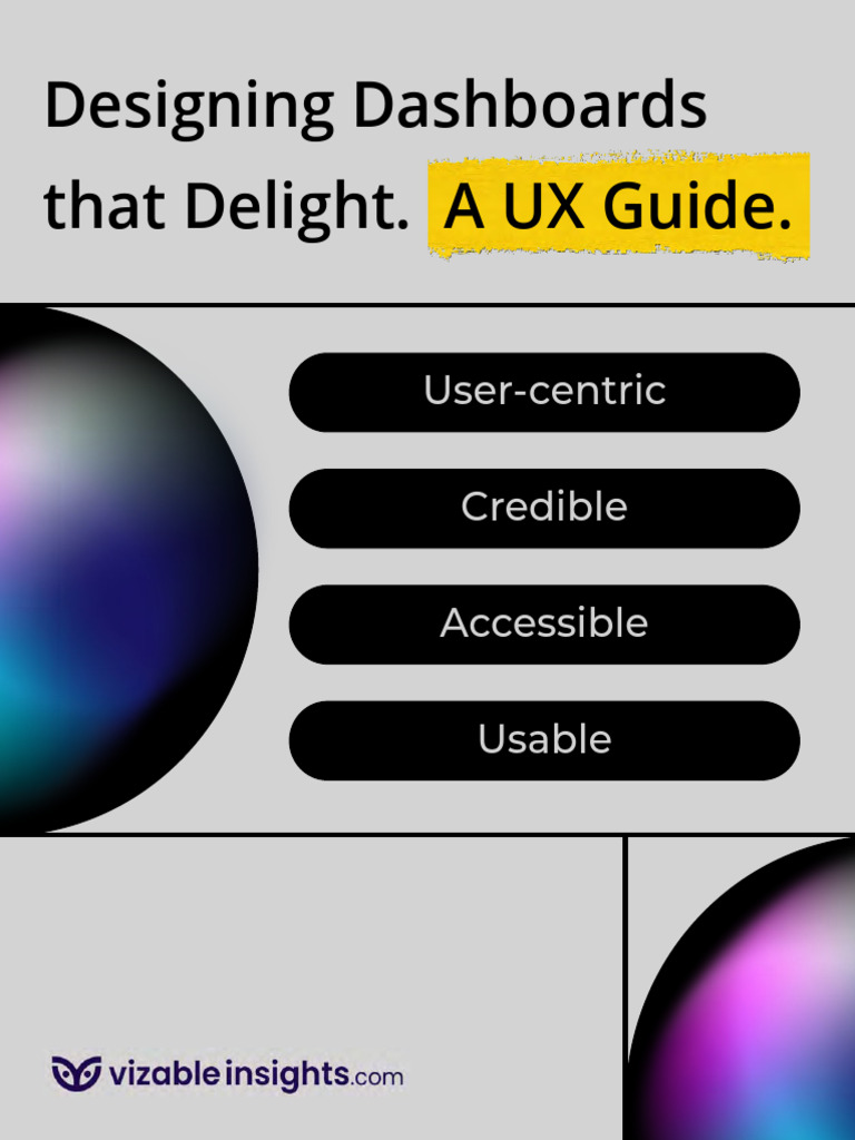 UX Guide - Diseño de Dashboards | PDF