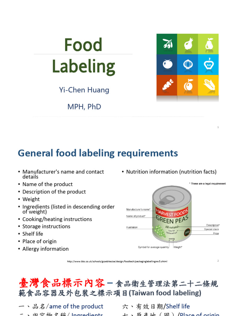 Food Labeling v2 | PDF
