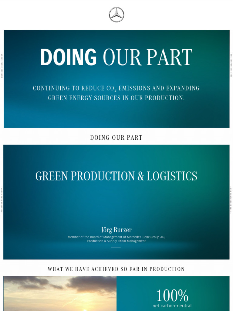 Mercedes Benz Ir Esg23 Presentation Joerg Burzer | PDF