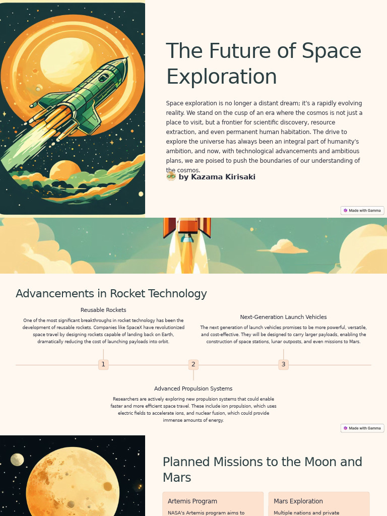 The Future of Space Exploration | PDF